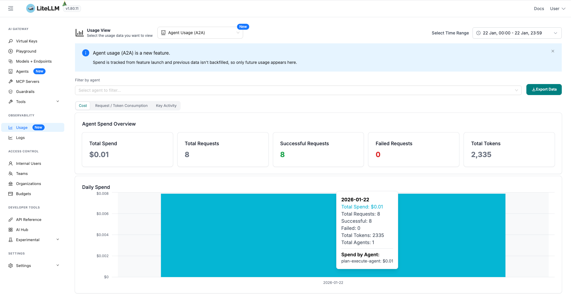 Agent Gateway (A2A Protocol) - Overview | liteLLM