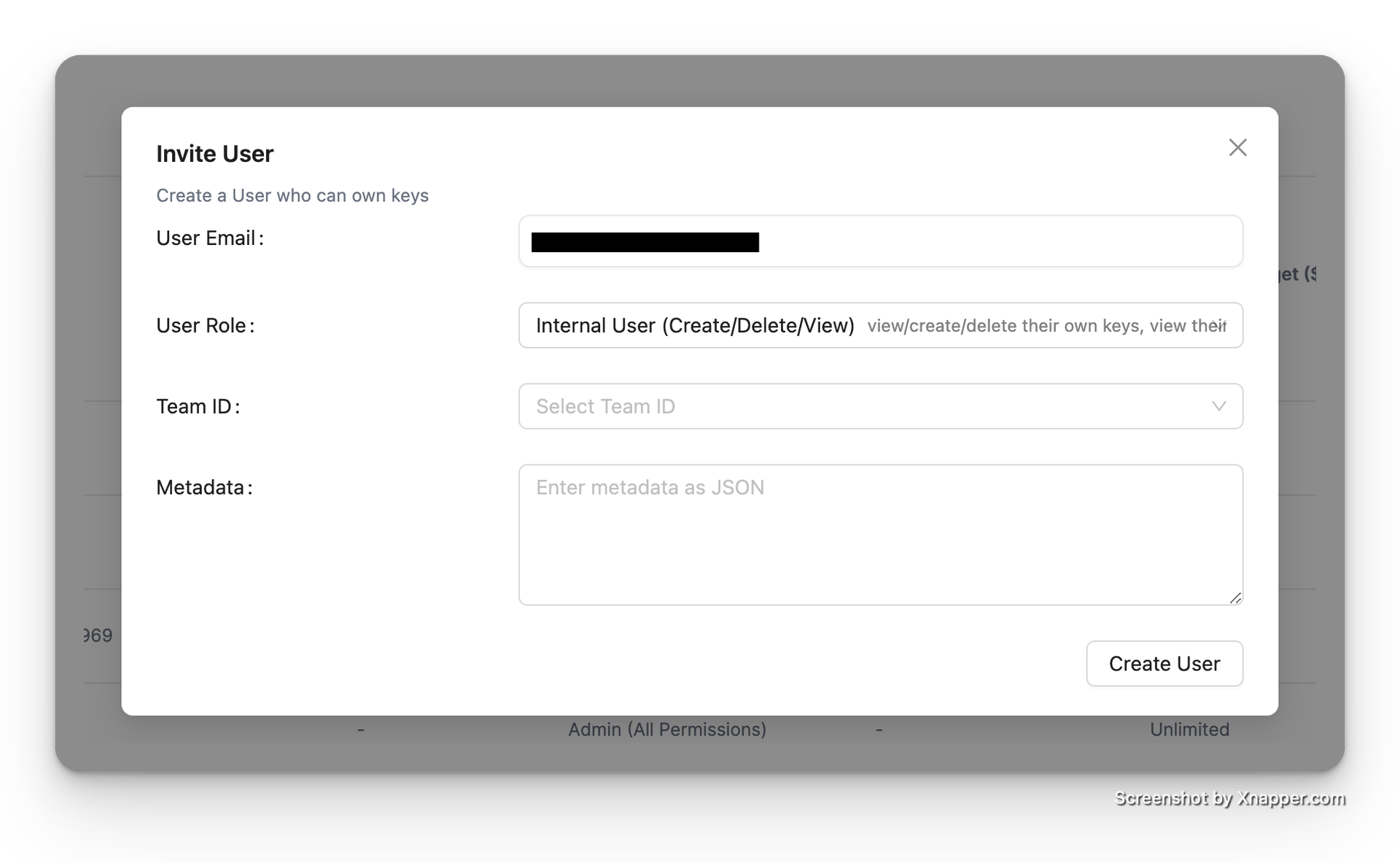 Internal User Self-Serve | liteLLM