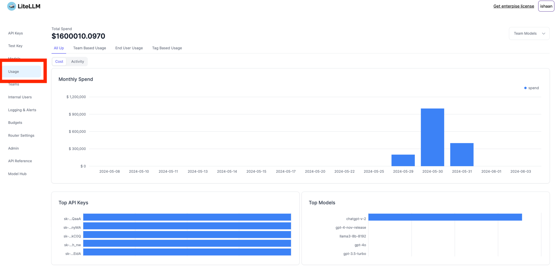 Spend Tracking | liteLLM