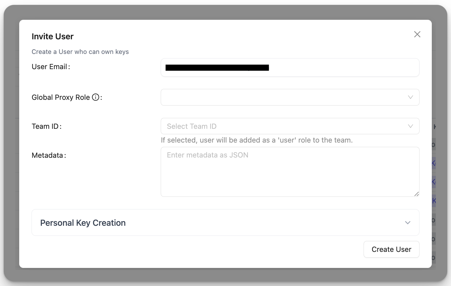 Onboard Users for AI Exploration | liteLLM