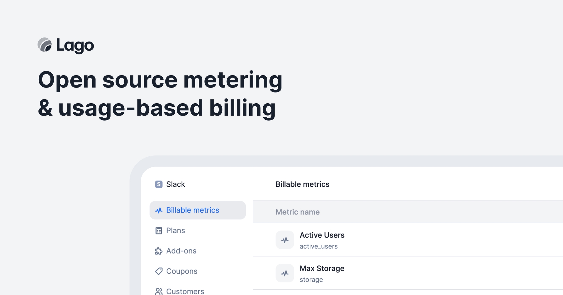 Lago - Usage Based Billing | liteLLM