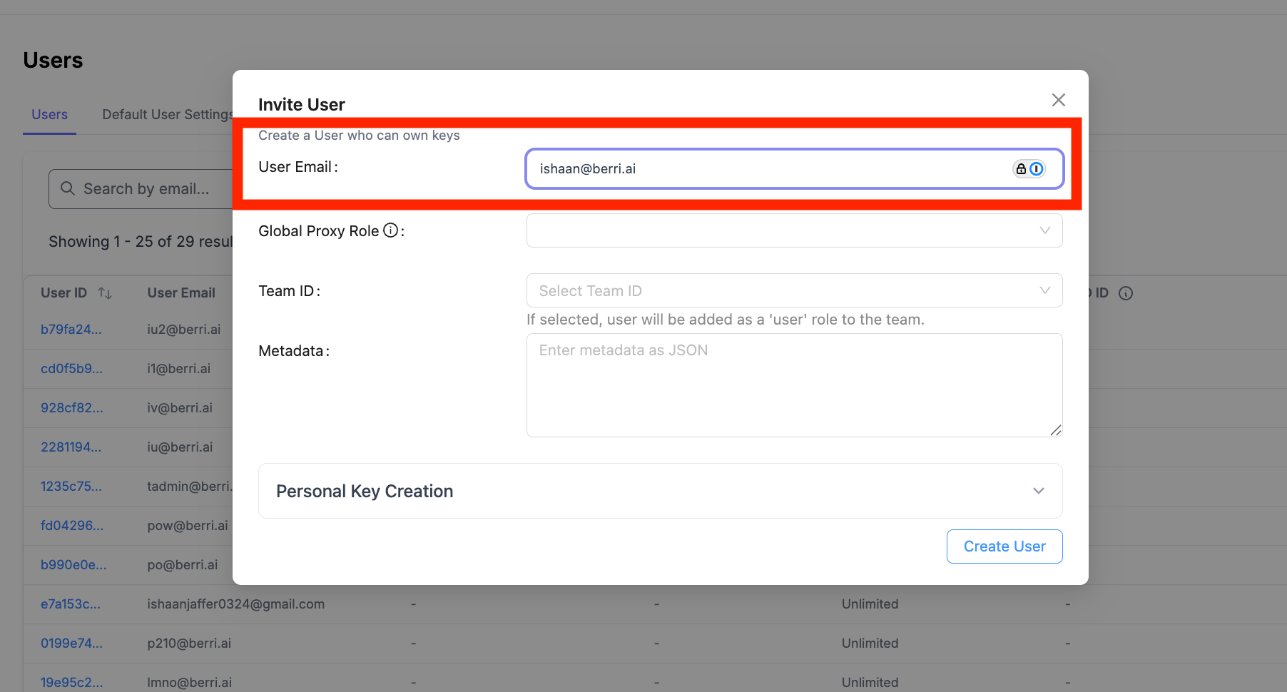 Email Notifications | liteLLM