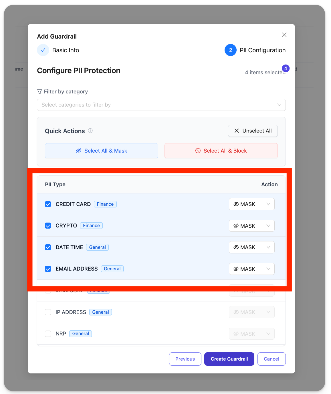 PII, PHI Masking - Presidio | liteLLM